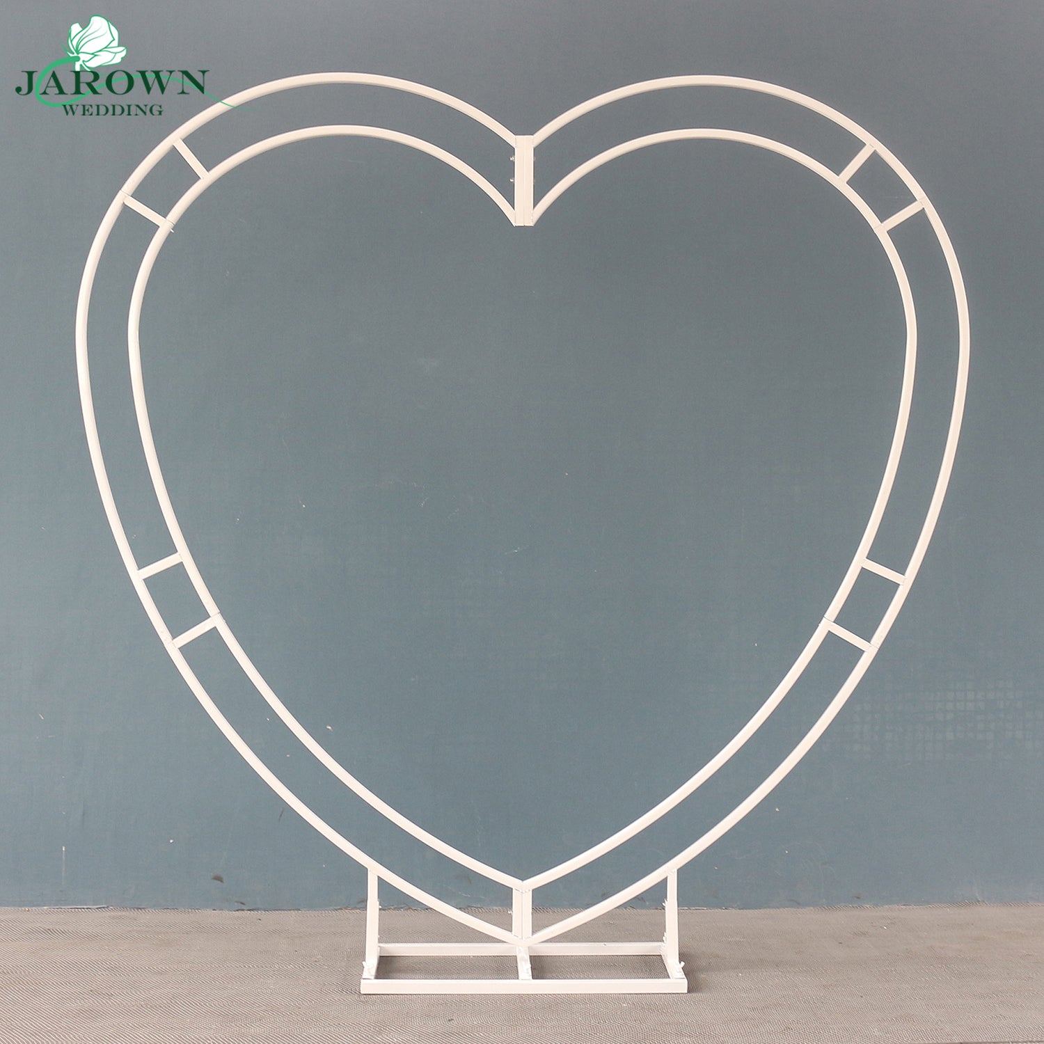 2 Colors Paint Heart-Shaped Stand – JarownWedding