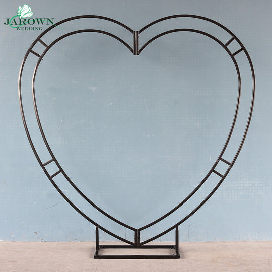 2 Colors Paint Heart-Shaped Stand – JarownWedding