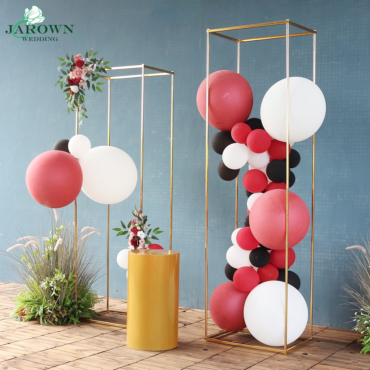 Upgraded Shiny 2 Colors Cuboid Stand – JarownWedding