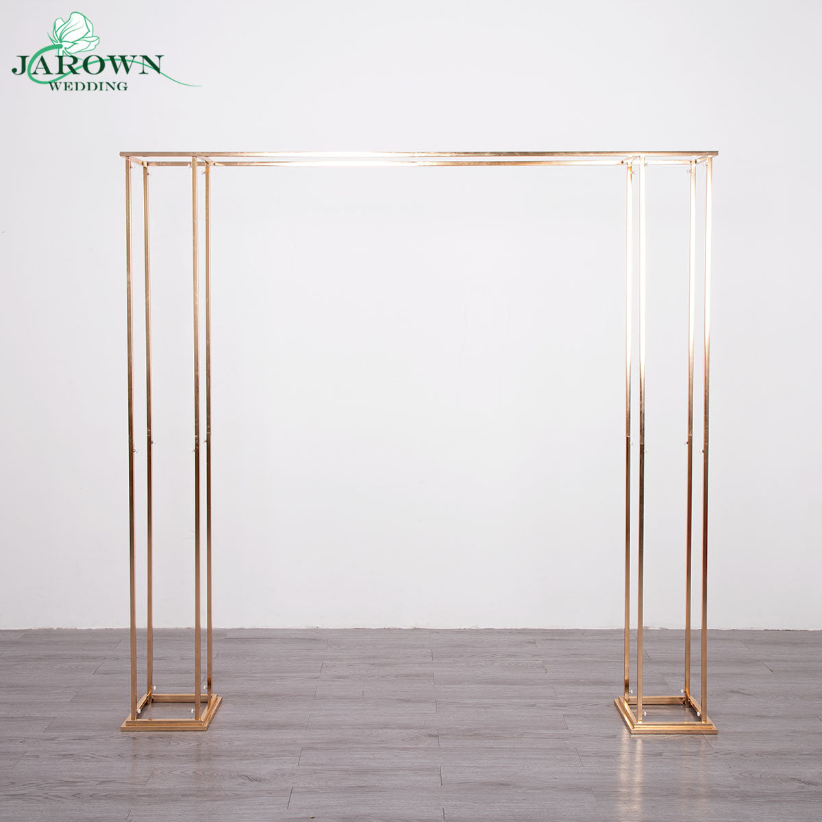 Upgraded Shiny Golden Cuboid Pro Stand – JarownWedding